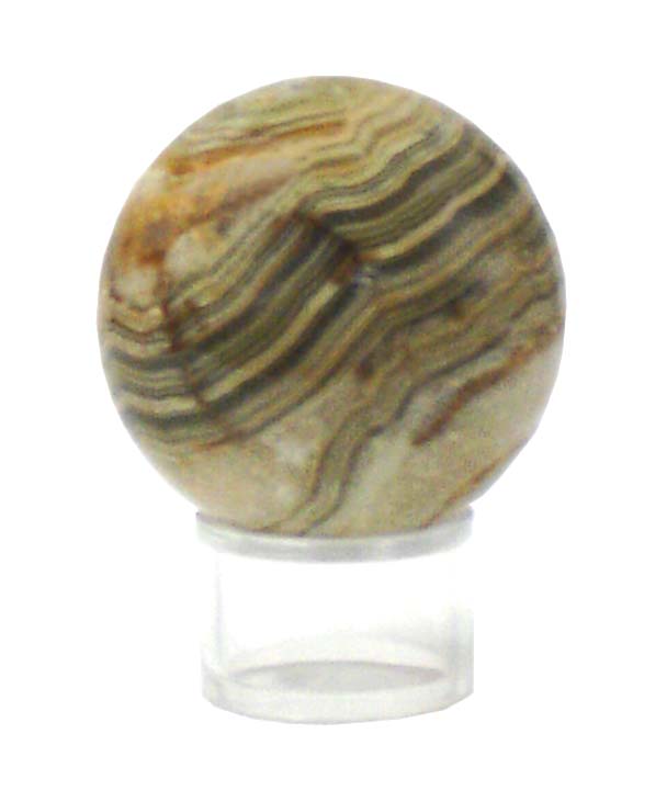 Banded Calcite Sphere w/Stand – Everything Utah