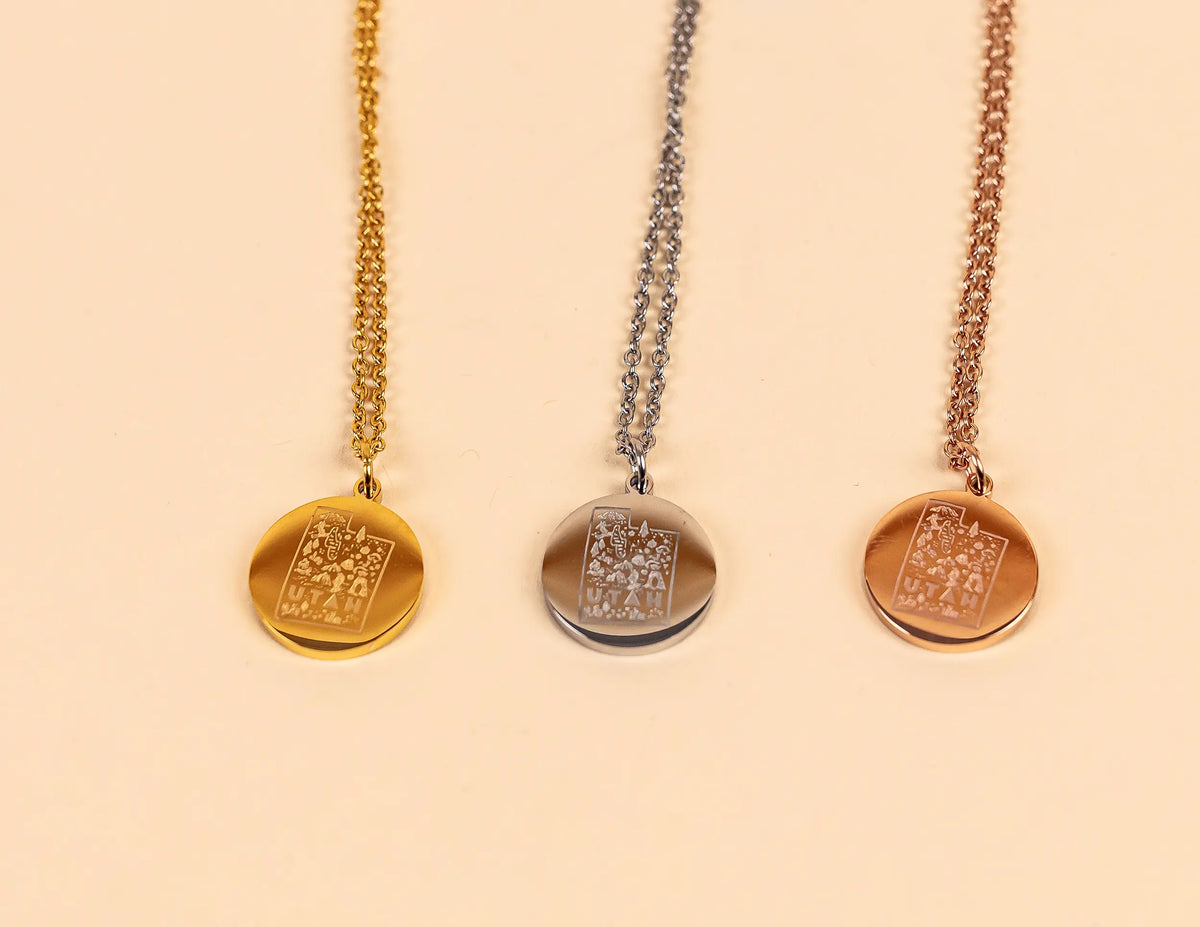 Speaking Of Utah Engraved Pendant – Everything Utah